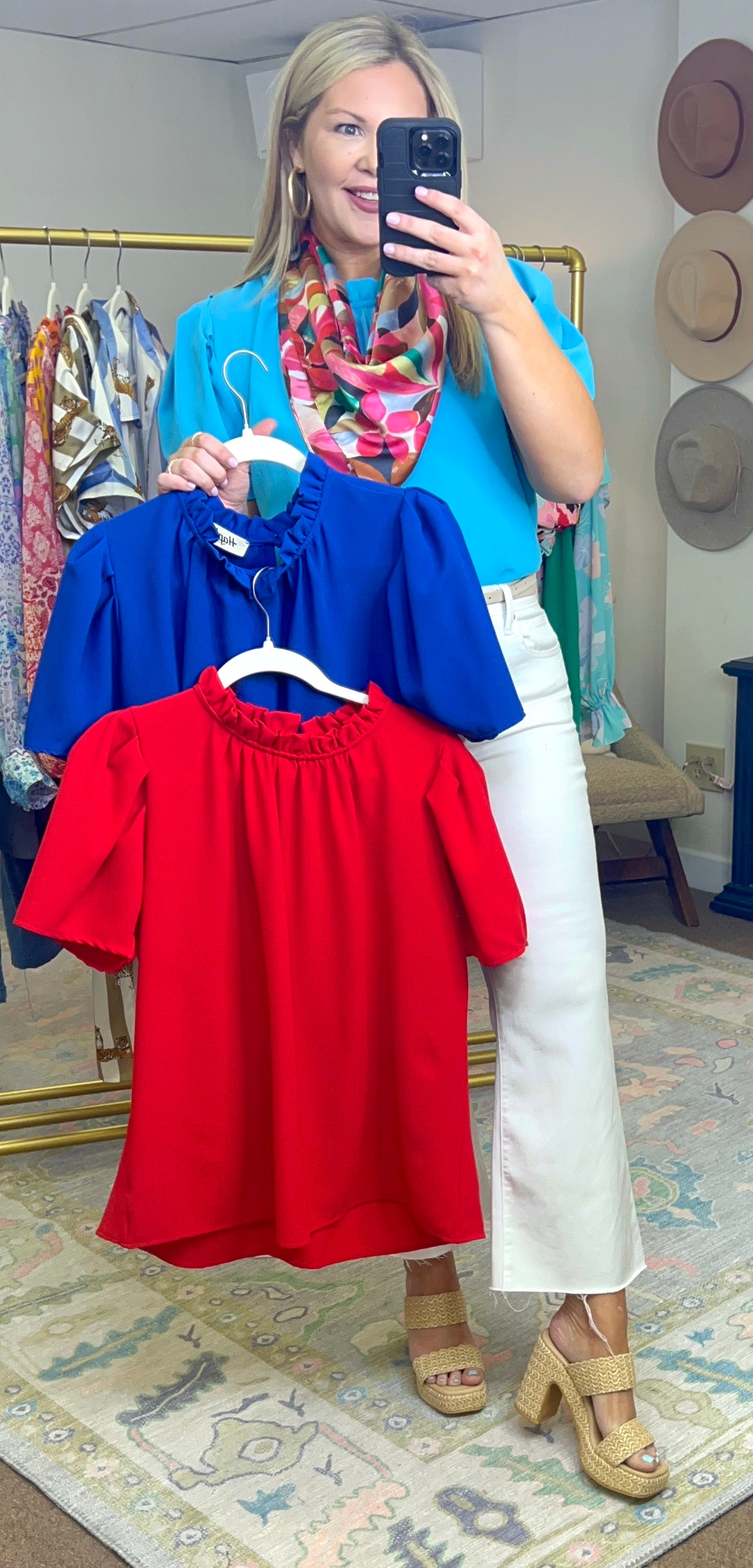 Fancy Frills Puff Sleeve Blouse – LABELS Style Room